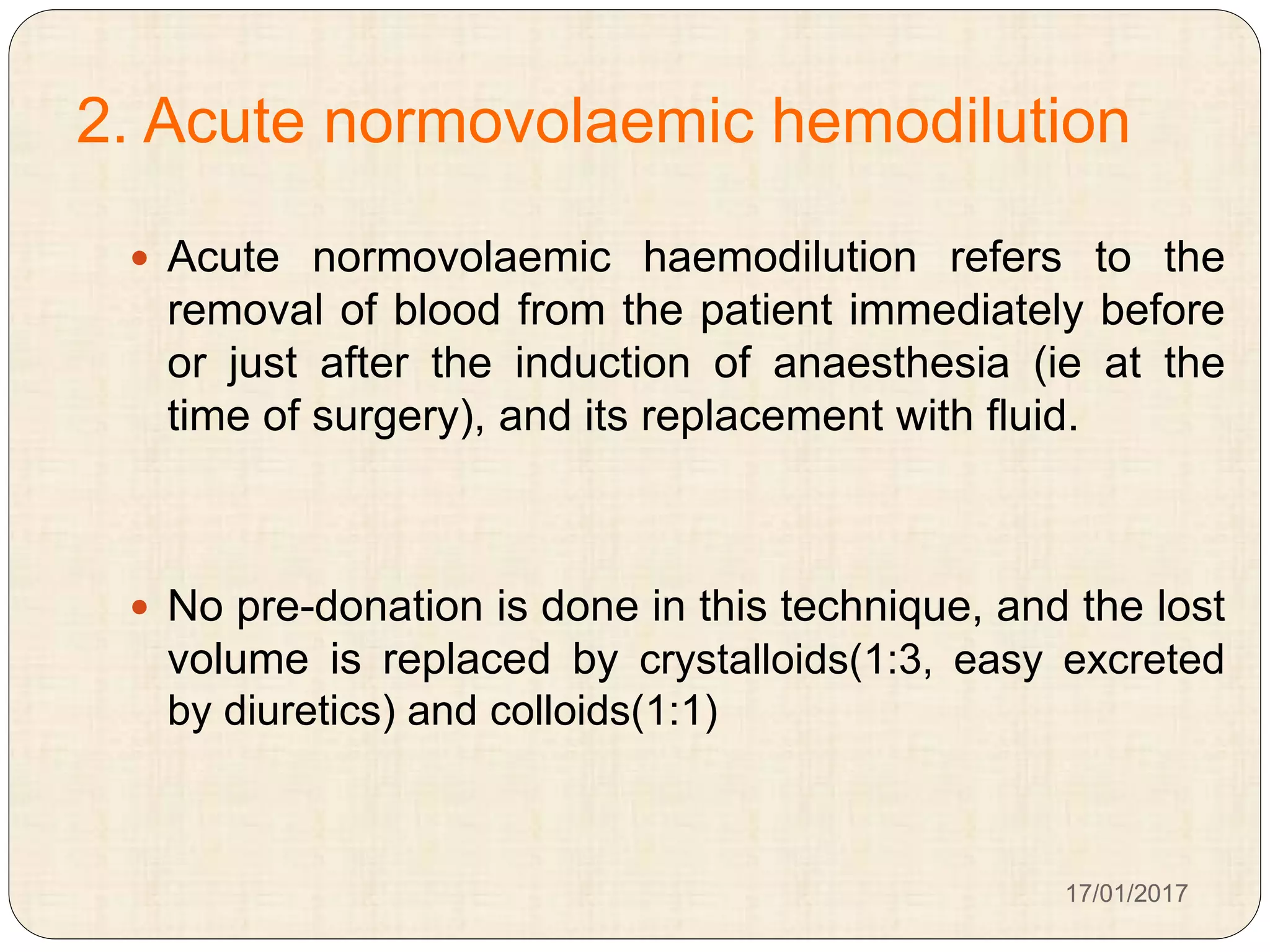 AUTOLOGOUS BLOOD TRANSFUSION | PPTX