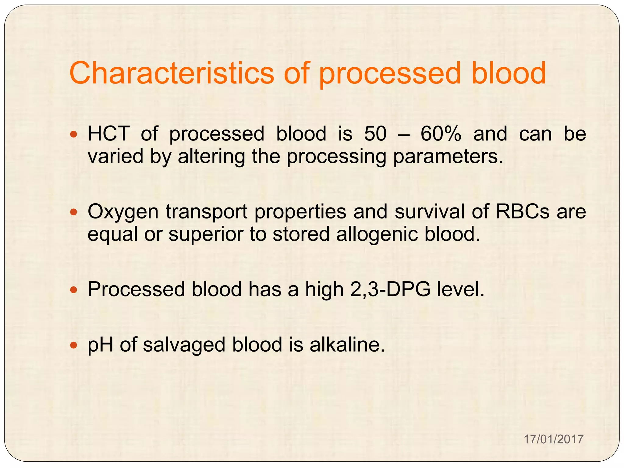 AUTOLOGOUS BLOOD TRANSFUSION | PPTX