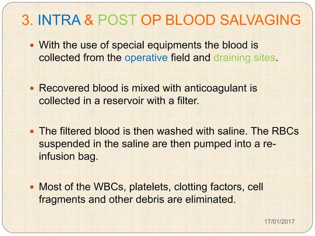 AUTOLOGOUS BLOOD TRANSFUSION | PPTX