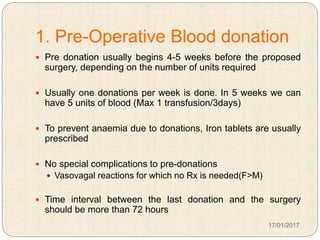 AUTOLOGOUS BLOOD TRANSFUSION | PPTX