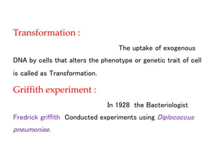 Construction of rDNA molecules and bacterial transformation | PPTX
