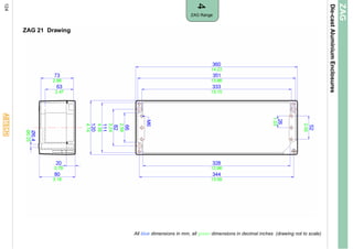 Abtech ZAG Aluminium Electrical Enclosures & Junction Boxes (Zone 1 & 2, ATEX) | PDF