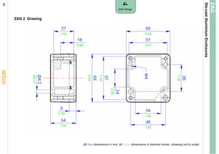 Abtech ZAG Aluminium Electrical Enclosures & Junction Boxes (Zone 1 & 2, ATEX) | PDF