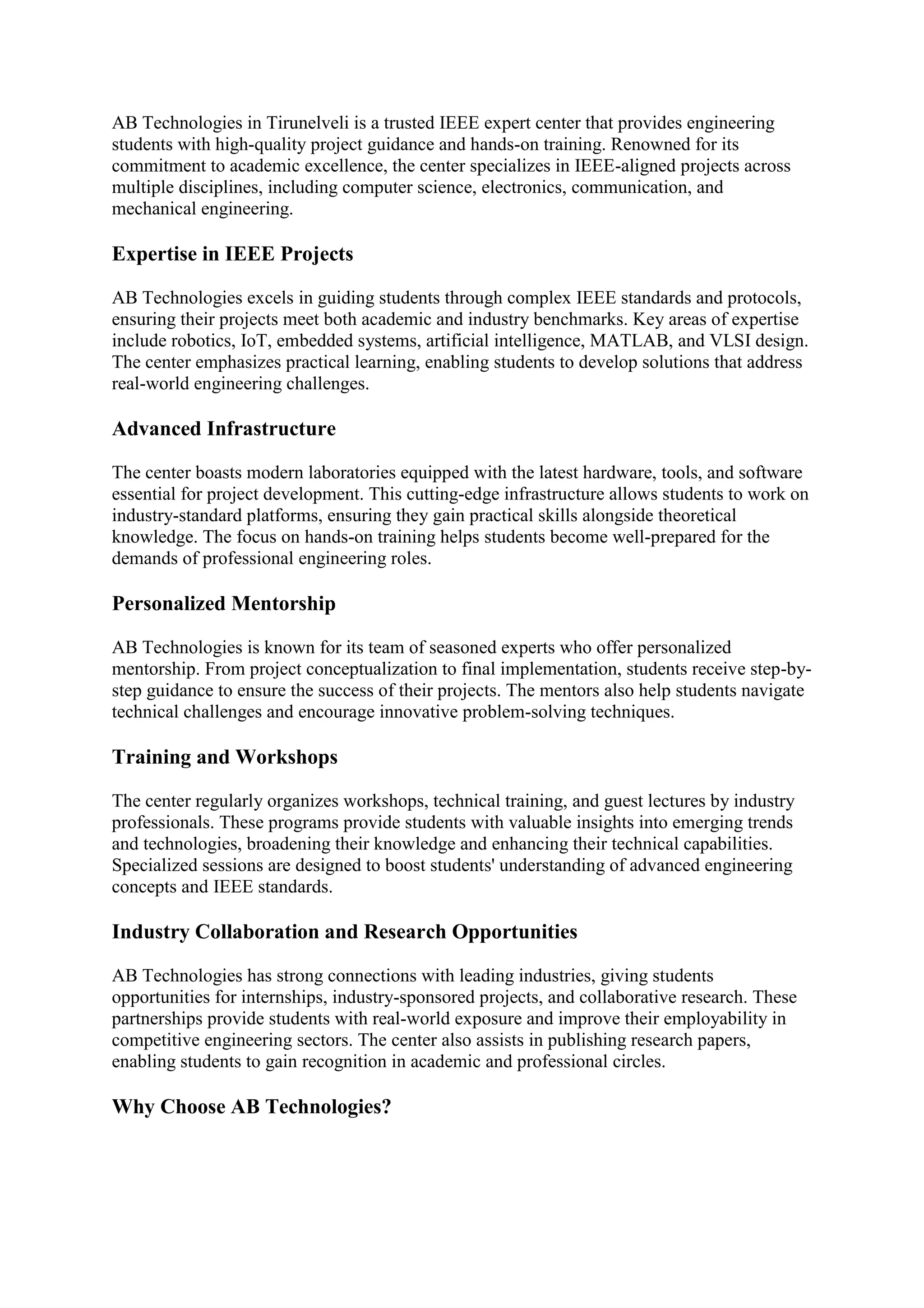 IEEE expert in Tirunelveli IEEE expert in Tirunelveli | PDF