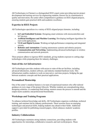 IEEE Expert in Chennai IEEE Expert in Chennai | PDF