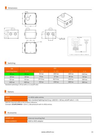 Abtech Lighting - Hazardous Area Zone 1 Zone 2 (ATEX IECEx) Lighting | PDF