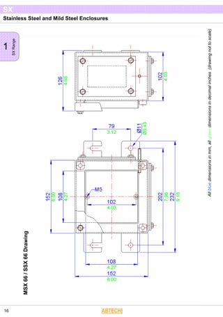 Abtech SX Stainless Steel Junction Boxes & Enclosures (Zone 1 & 2, ATEX) | PDF
