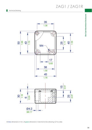 Abtech ZAG12 Aluminium Electrical Enclosure & Junction Box | PDF