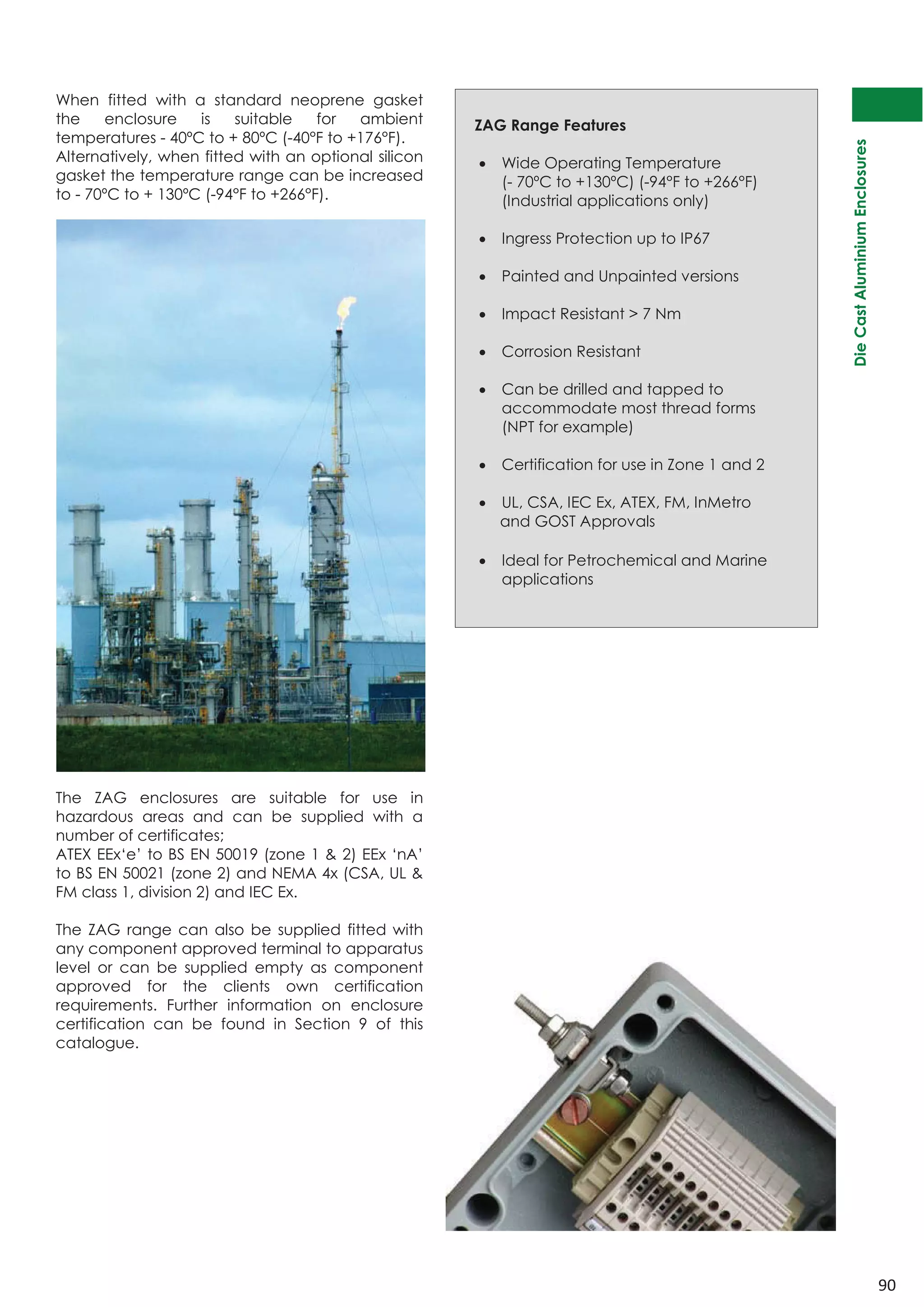 Abtech ZAG5 Aluminium Electrical Enclosure & Junction Box | PDF