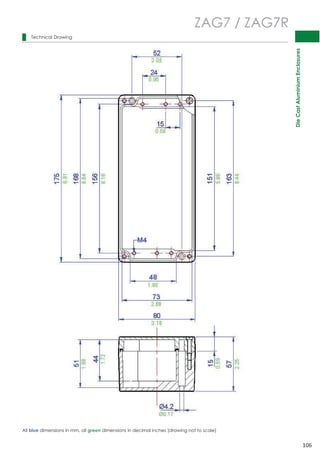 Abtech ZAG9 Aluminium Electrical Enclosure & Junction Box | PDF