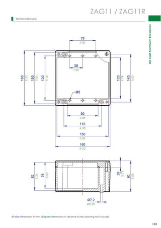 Abtech ZAG9 Aluminium Electrical Enclosure & Junction Box | PDF