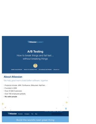 A/B Testing – How to Break Things and Fail Fast (Without Breaking ...