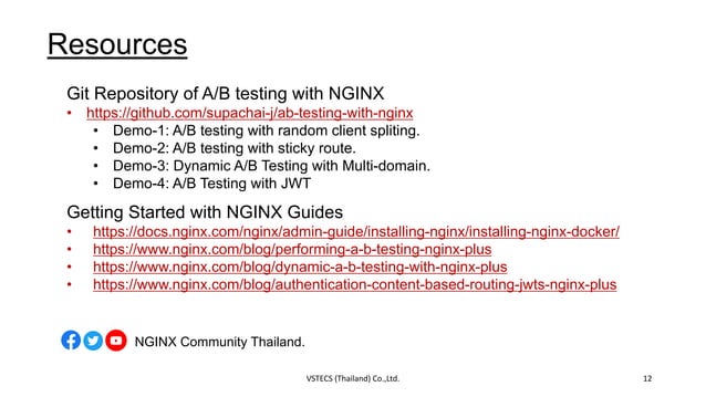 Apply A/B Testing with NGINX Routing Policy | PPT