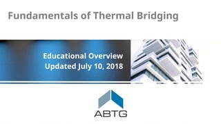 fundamentals-of-thermal-bridging intpptx | PPTX