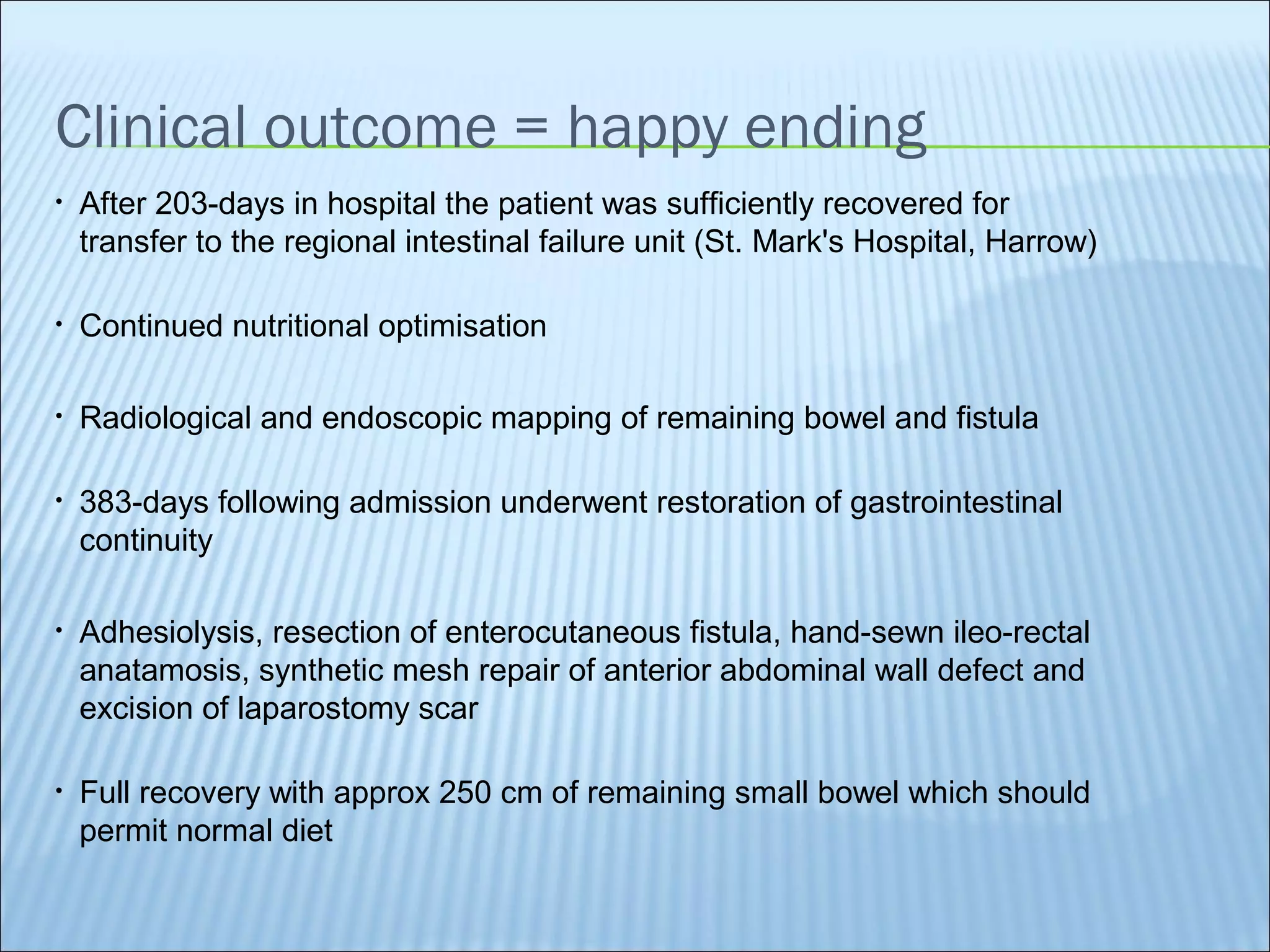 Laparostomy management - ABThera™ Open Abdomen Negative Pressure ...