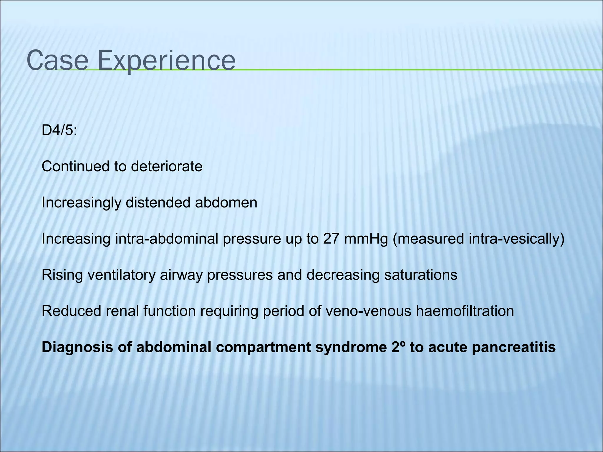 Laparostomy management - ABThera™ Open Abdomen Negative Pressure ...