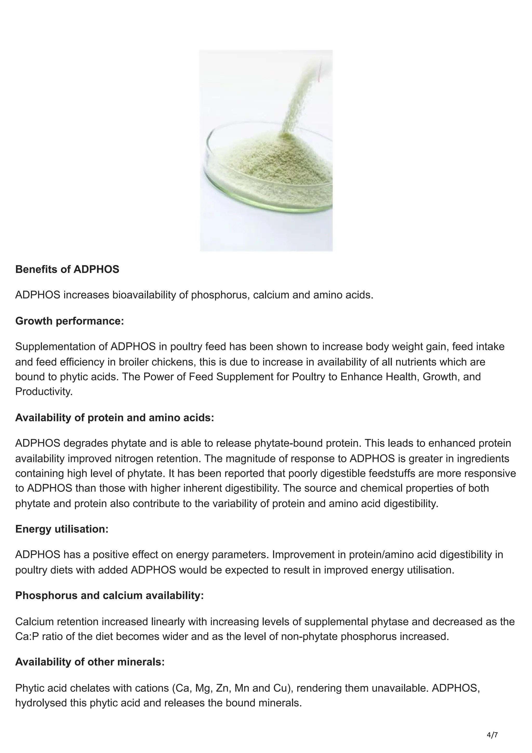 An Introduction to Phytase Enzyme in Poultry Feed- ABTL Enzyme | PDF
