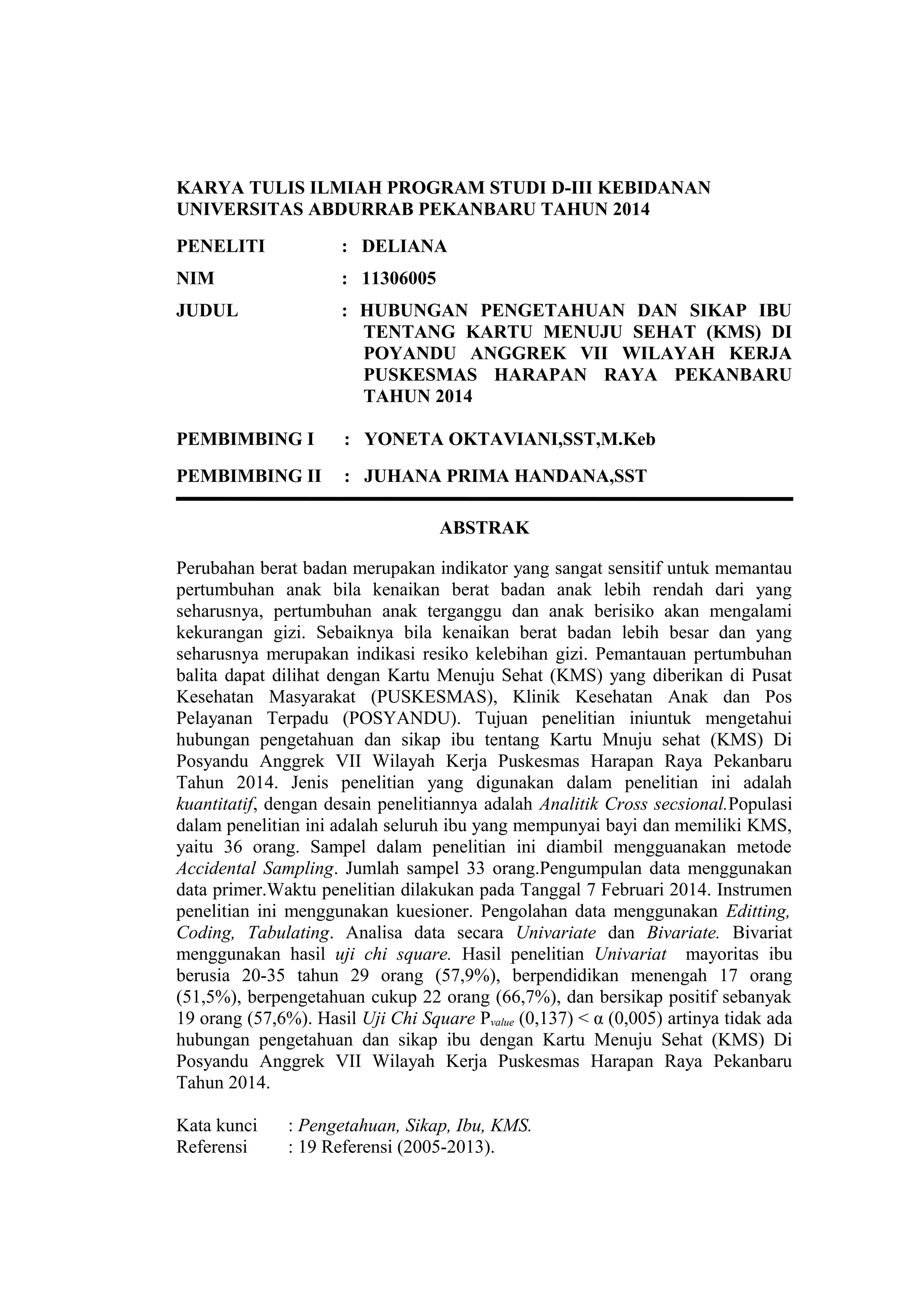 Abtrak deliana oke | DOC