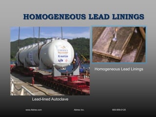 Abtrex rubber tank lining process | PPTX | Business | Business and Finance