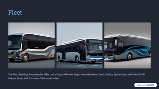 Abu Dhabi Mobility Public Transport Services | PDF