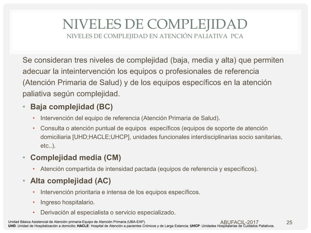 Identificación Necesidades PAliativas, Abucasis. NECPAL | PPTX