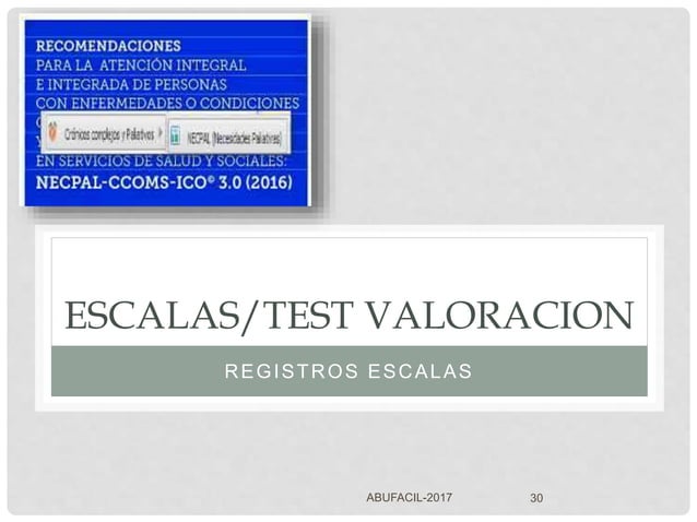 Identificación Necesidades PAliativas, Abucasis. NECPAL | PPTX