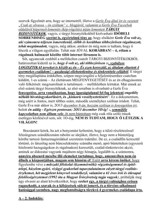 Feljelentés Gerle Éva, a Csakazolvassa - én szóltam c. blog szerzője ...