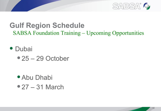 SABSA - Business Attributes Profiling | PPT