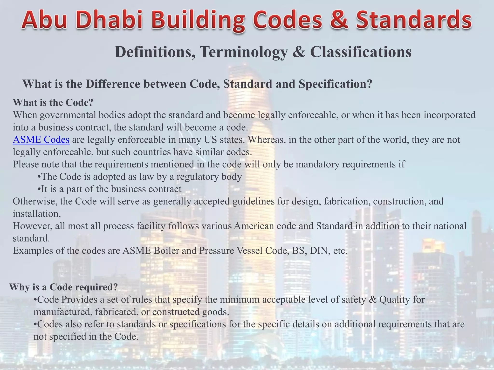 Abu Dhabi Building Codes & Standards-Final.pdf | Business | Business and Finance