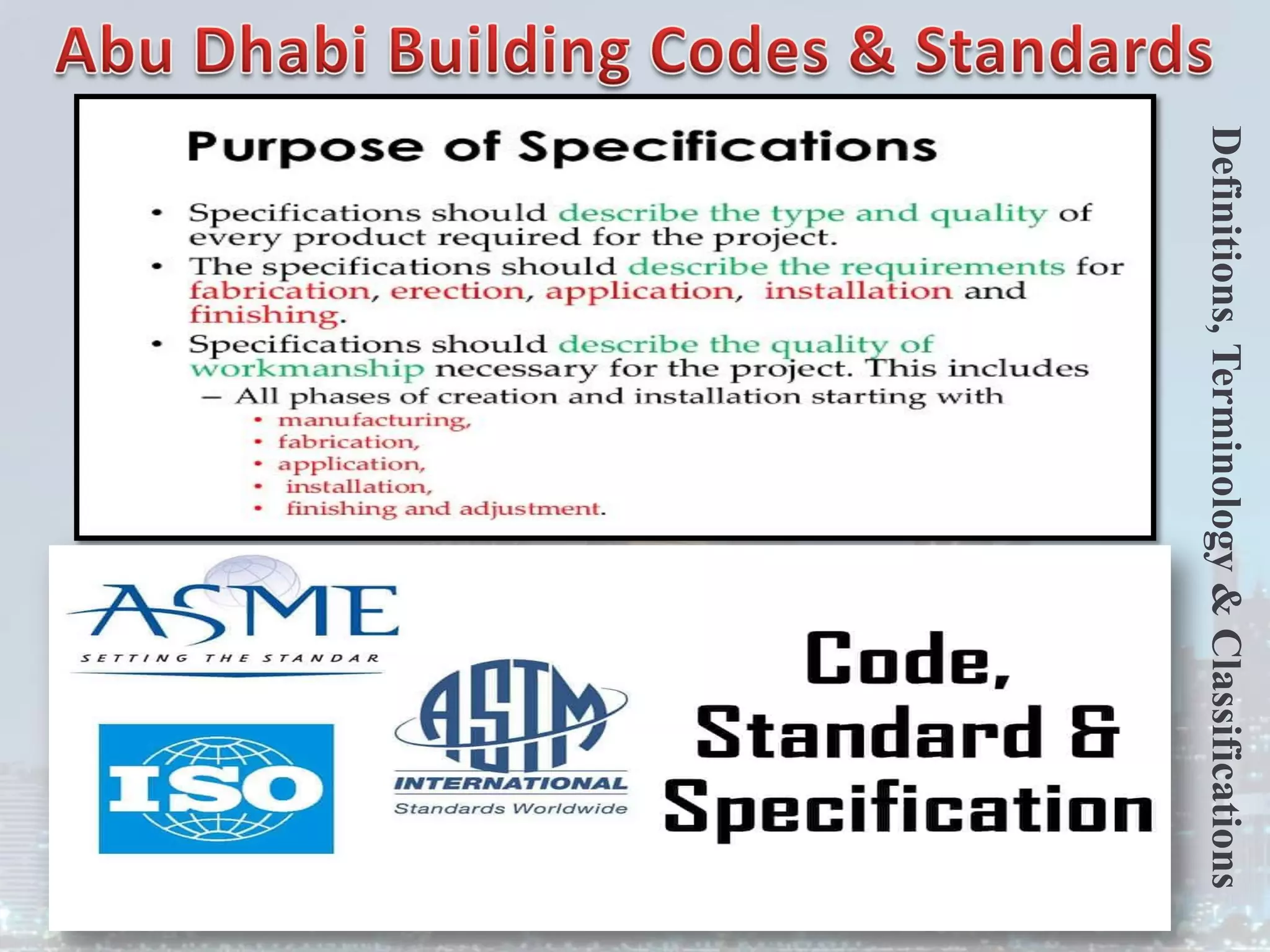 Abu Dhabi Building Codes & Standards-Final.pdf | Business | Business and Finance