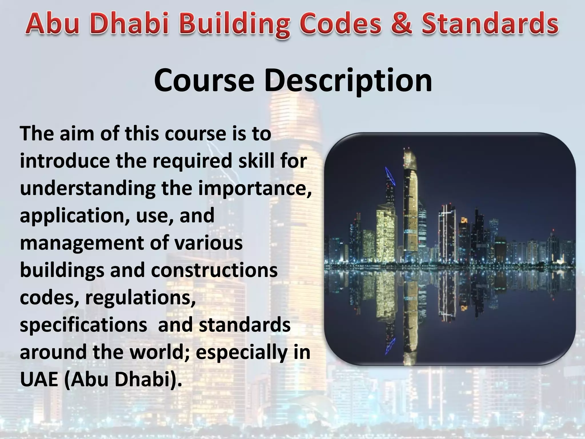 Abu Dhabi Building Codes & Standards-Final.pdf | Business | Business ...