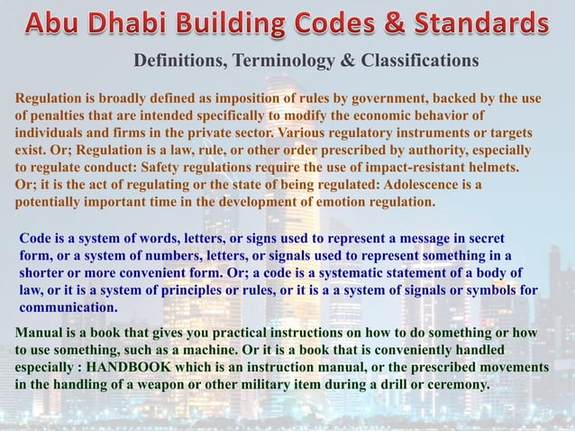 Abu Dhabi Building Codes & Standards-Final.pdf | Business | Business ...