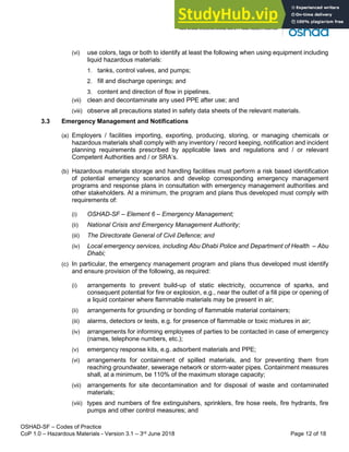 Abu Dhabi Occupational Safety And Health System Framework (OSHAD-SF ...