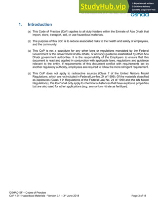 Abu Dhabi Occupational Safety And Health System Framework (OSHAD-SF ...