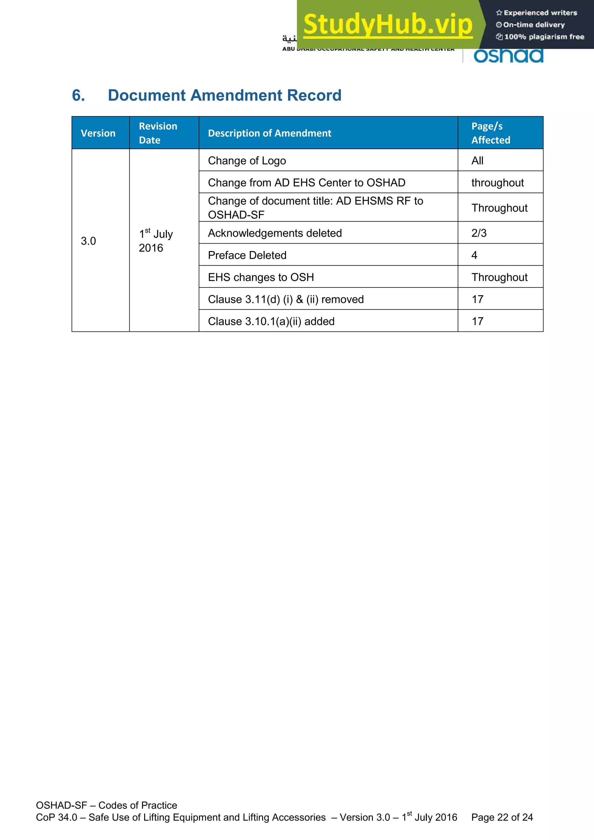 Abu Dhabi Occupational Safety And Health System Framework (OSHAD-SF ...