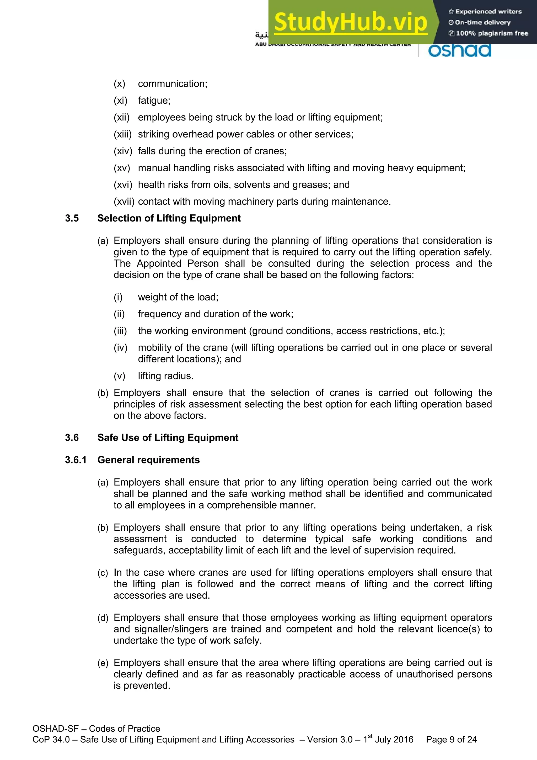 Abu Dhabi Occupational Safety And Health System Framework (OSHAD-SF ...