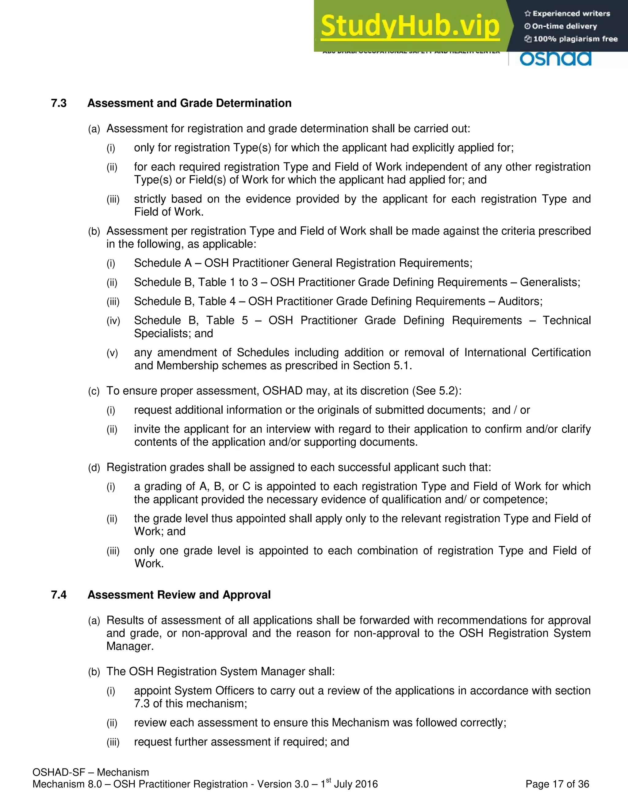 Abu Dhabi Occupational Safety And Health System Framework (OSHAD-SF ...