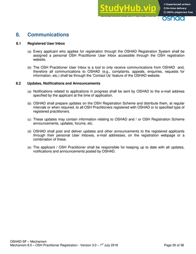 Abu Dhabi Occupational Safety And Health System Framework (OSHAD-SF ...