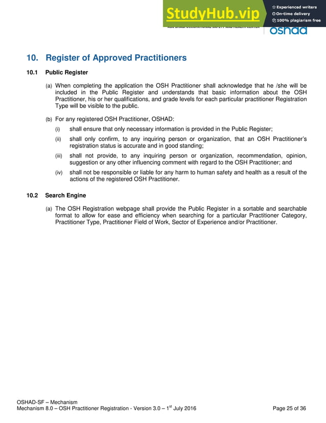 Abu Dhabi Occupational Safety And Health System Framework (OSHAD-SF ...