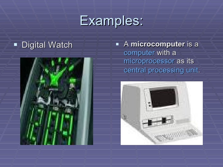 Classification of Computers