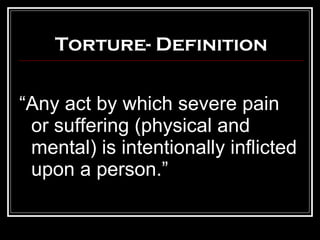 Abugharaib Torture | PPT