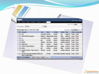 A Bug Tracking System Is A Software Application | PPT