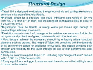 A building with a difference 'Taipei 101' | PPTX | Civil Engineering ...