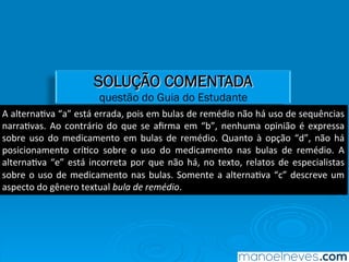A bula de remédio | PDF