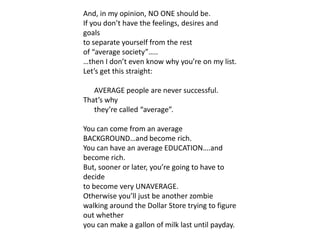 Abundance mindset vs poor mindset why rich people hate wal mart | PPTX ...