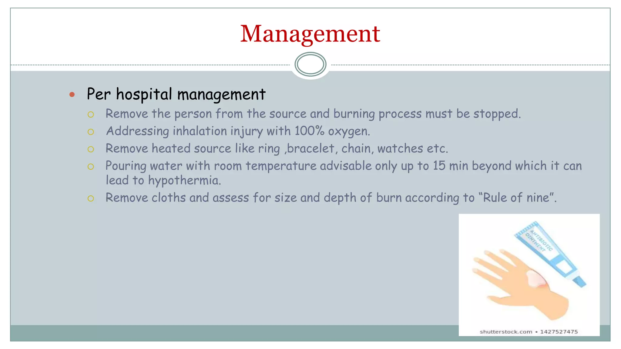 Nursing management of burn patient | PPTX