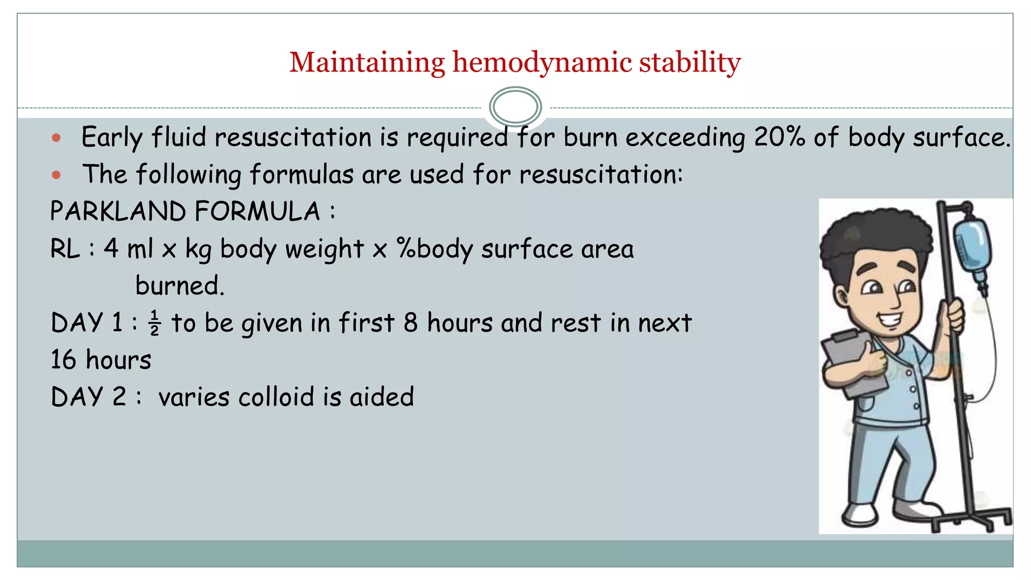 Nursing management of burn patient | PPTX