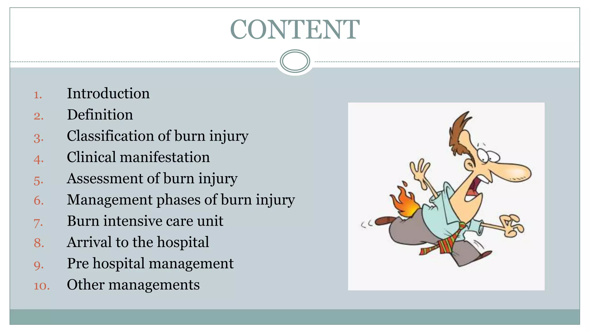Nursing management of burn patient | PPTX
