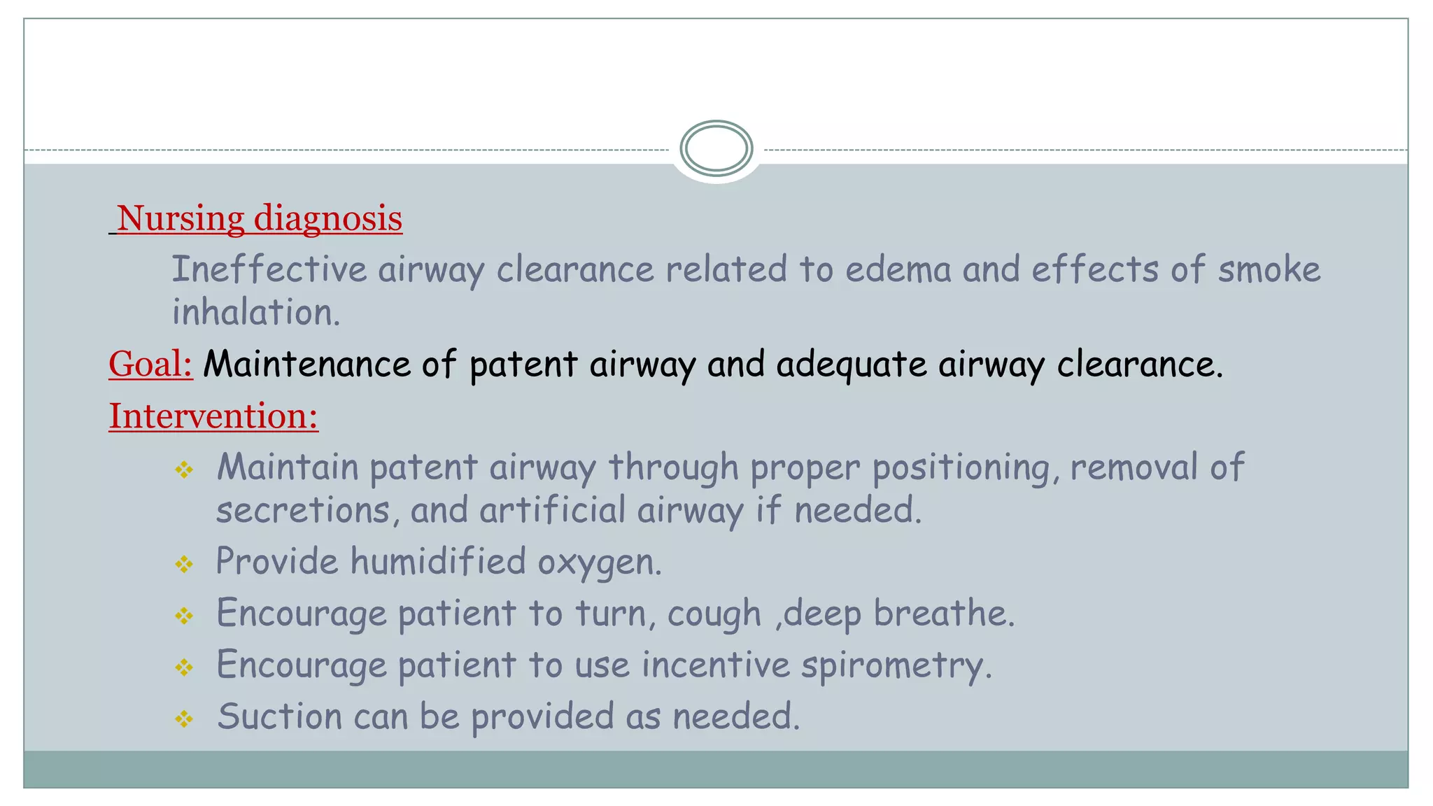 Nursing management of burn patient | PPTX