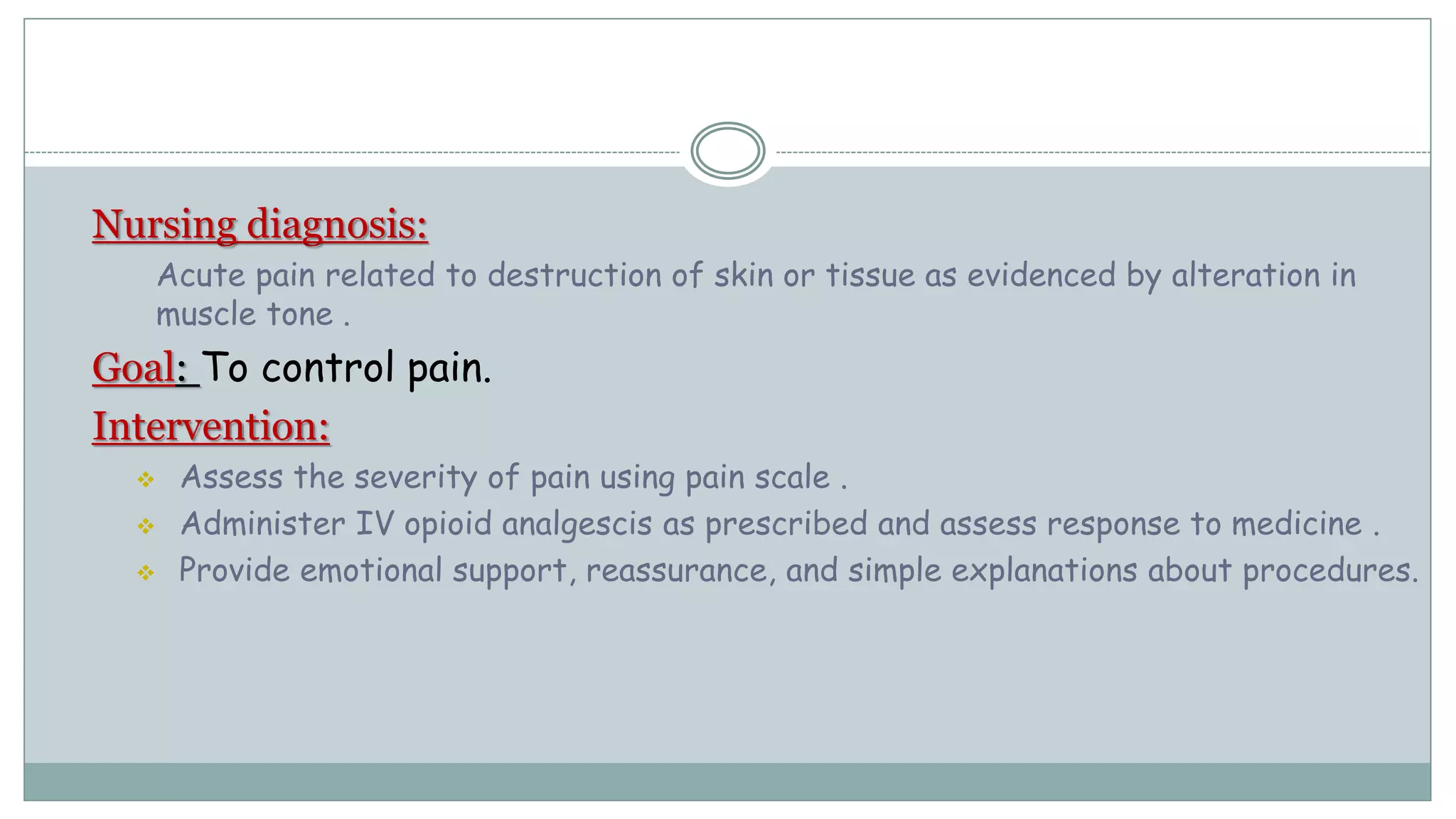 Nursing management of burn patient | PPTX